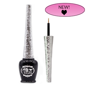 silver glitter eyeliner liquid