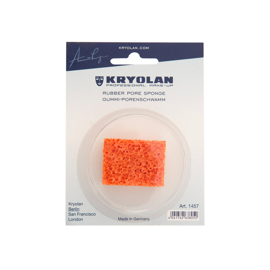 Kryolan Rubber Orange Stipple Pore Sponge – MakeUpMania.com