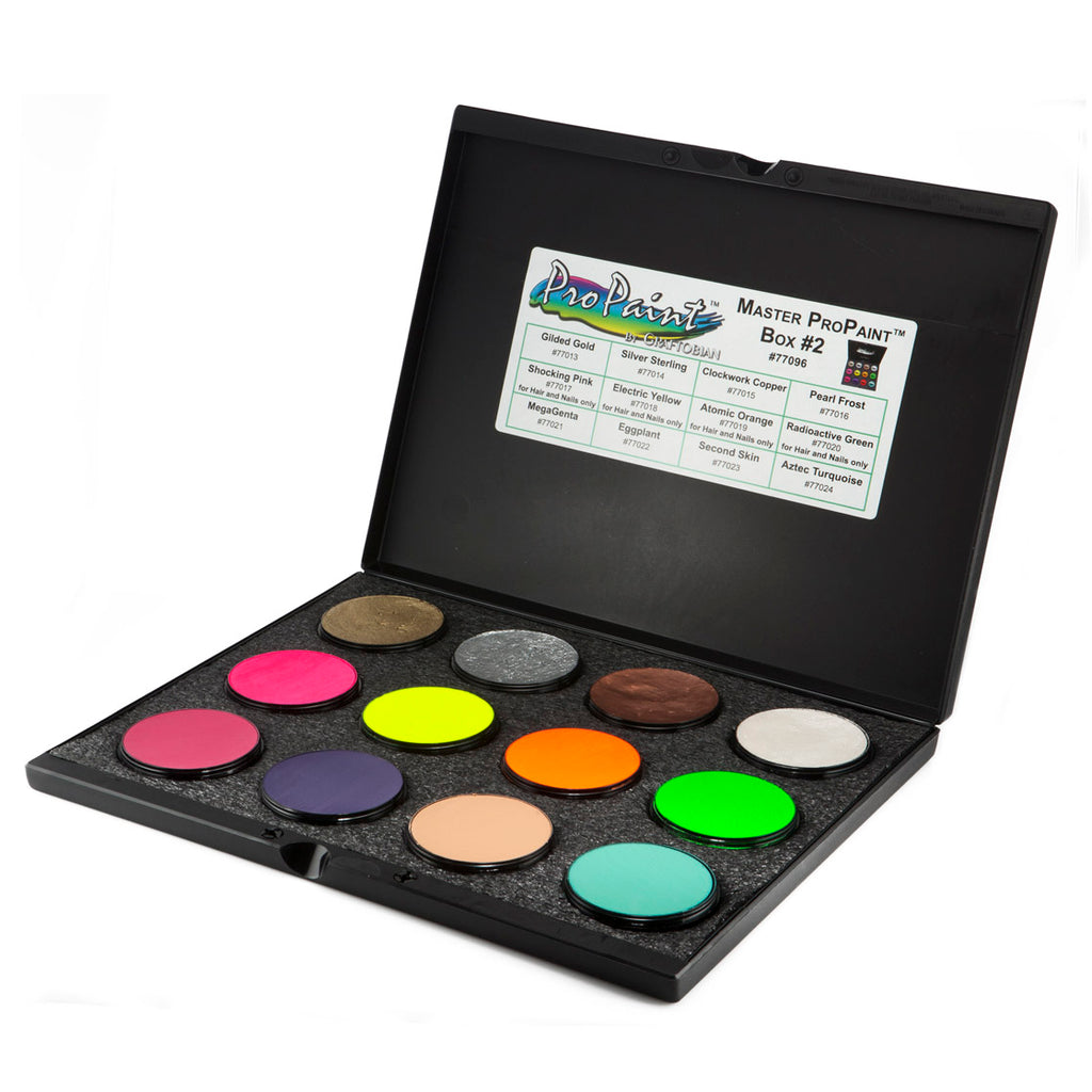 Graftobian Pro Paint Palette | Smudge-Proof Face Paint Box ...